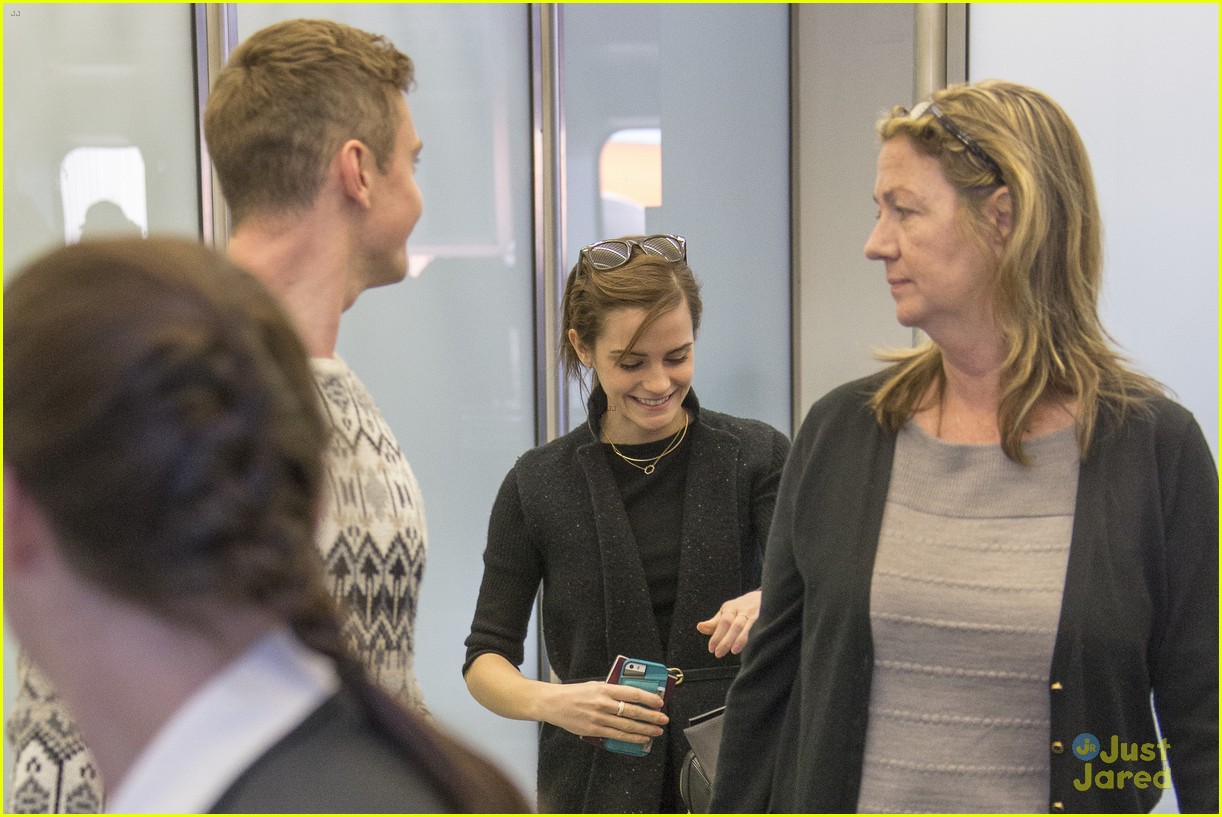 Full Sized Photo of emma watson douglas booth arrive berlin noah ...