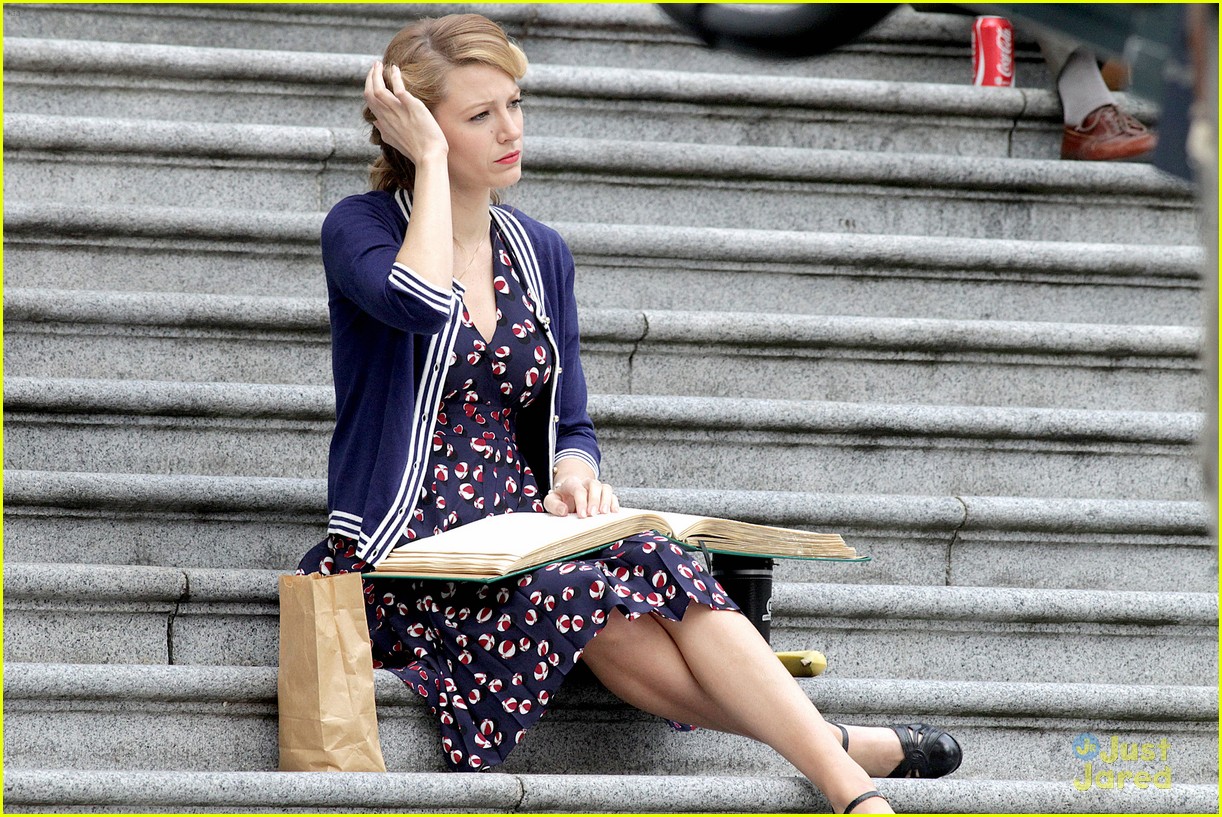 Blake Lively Takes Up Light Reading for 'Age of Adaline' | Photo 654105 ...