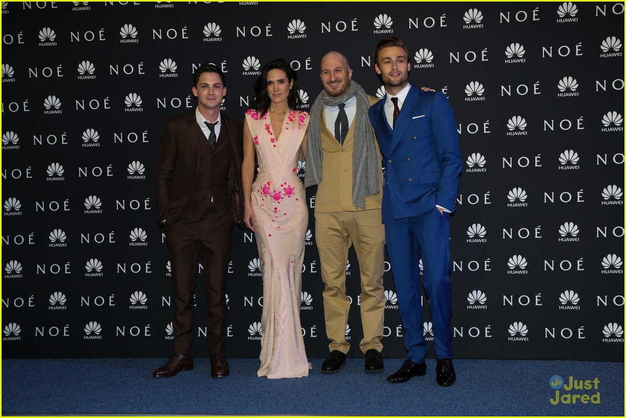Logan Lerman & Douglas Booth Premiere 'Noah' in Mexico; Catch The New ...