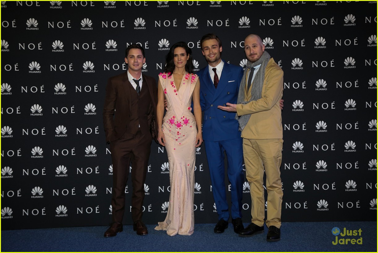 Logan Lerman & Douglas Booth Premiere 'Noah' in Mexico; Catch The New ...