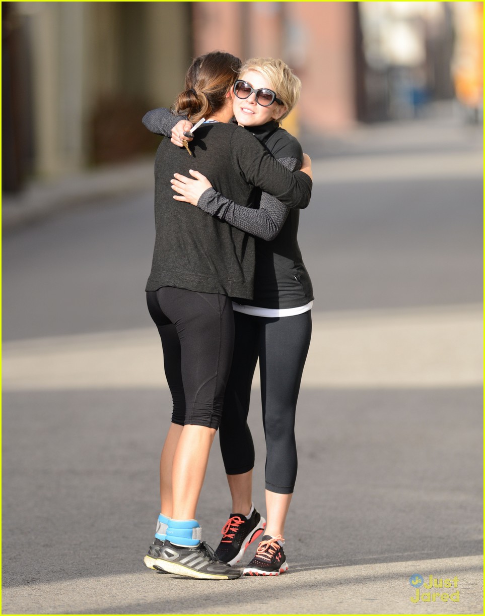 Nikki Reed & Julianne Hough Hug It Out After Workout | Photo 651599 ...