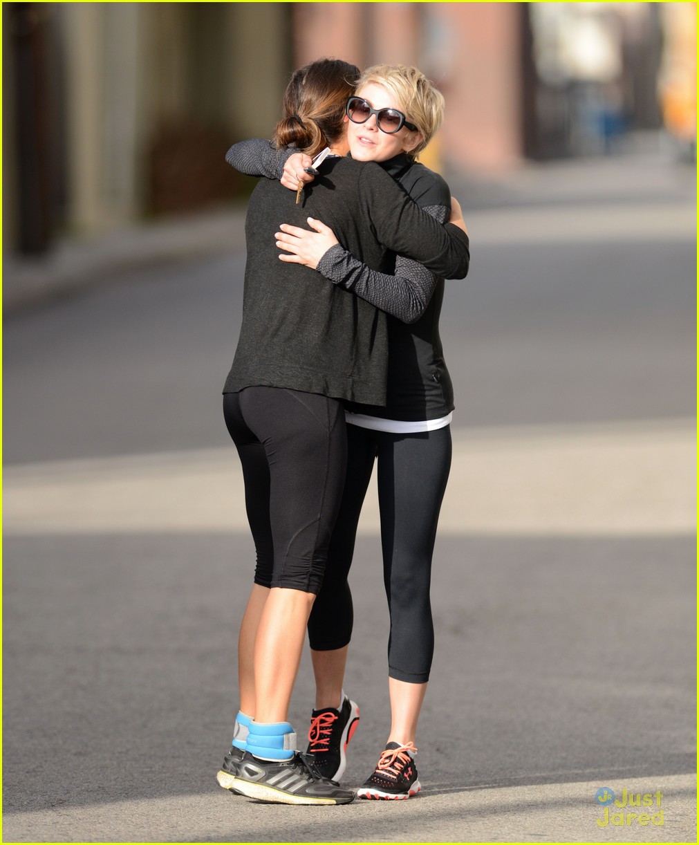 Nikki Reed & Julianne Hough Hug It Out After Workout | Photo 651605 ...