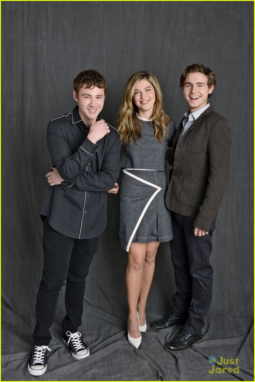 Callan McAuliffe, Emory Cohen & Zoe Levin: Tribeca 2014 Portraits ...