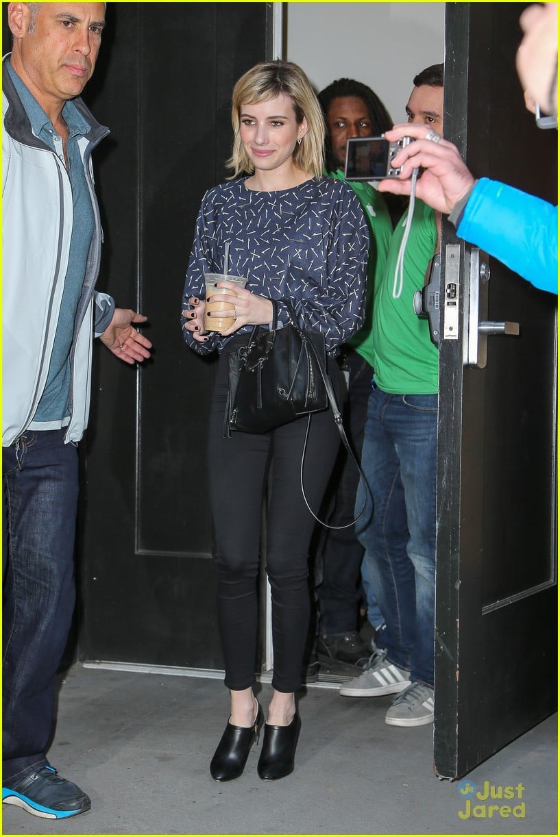 Nat Wolff Makes Emma Roberts Laugh Lots at The Apple Store | Photo ...