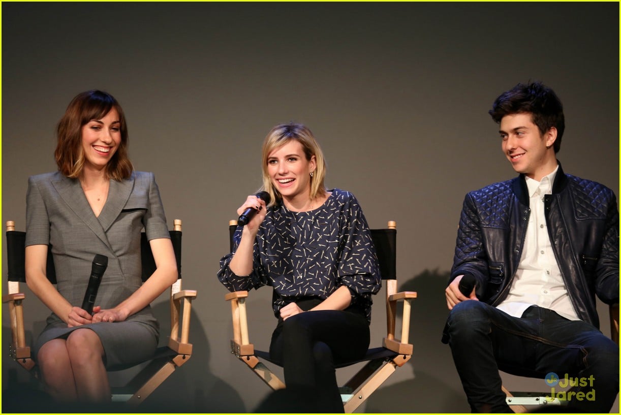 Nat Wolff Makes Emma Roberts Laugh Lots at The Apple Store | Photo ...