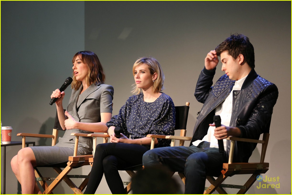 Nat Wolff Makes Emma Roberts Laugh Lots at The Apple Store | Photo ... Nat Wolff Makes Emma Roberts Laugh Lots at The Apple Store | Photo ...