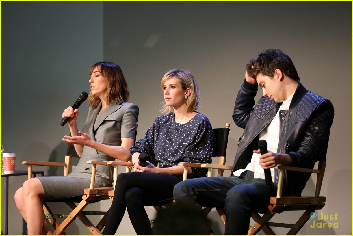 Nat Wolff Makes Emma Roberts Laugh Lots at The Apple Store | Photo ...