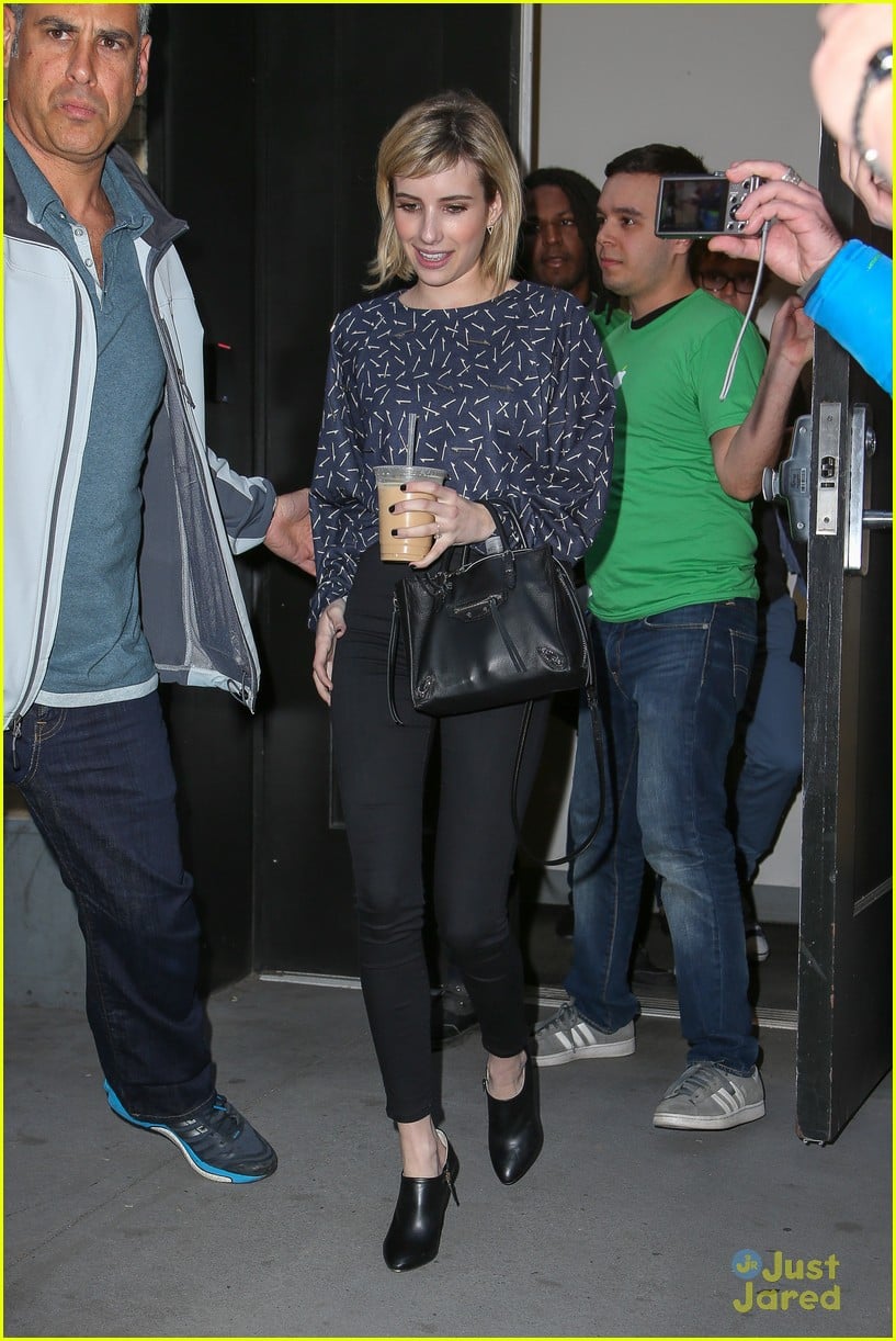 Nat Wolff Makes Emma Roberts Laugh Lots at The Apple Store | Photo ...