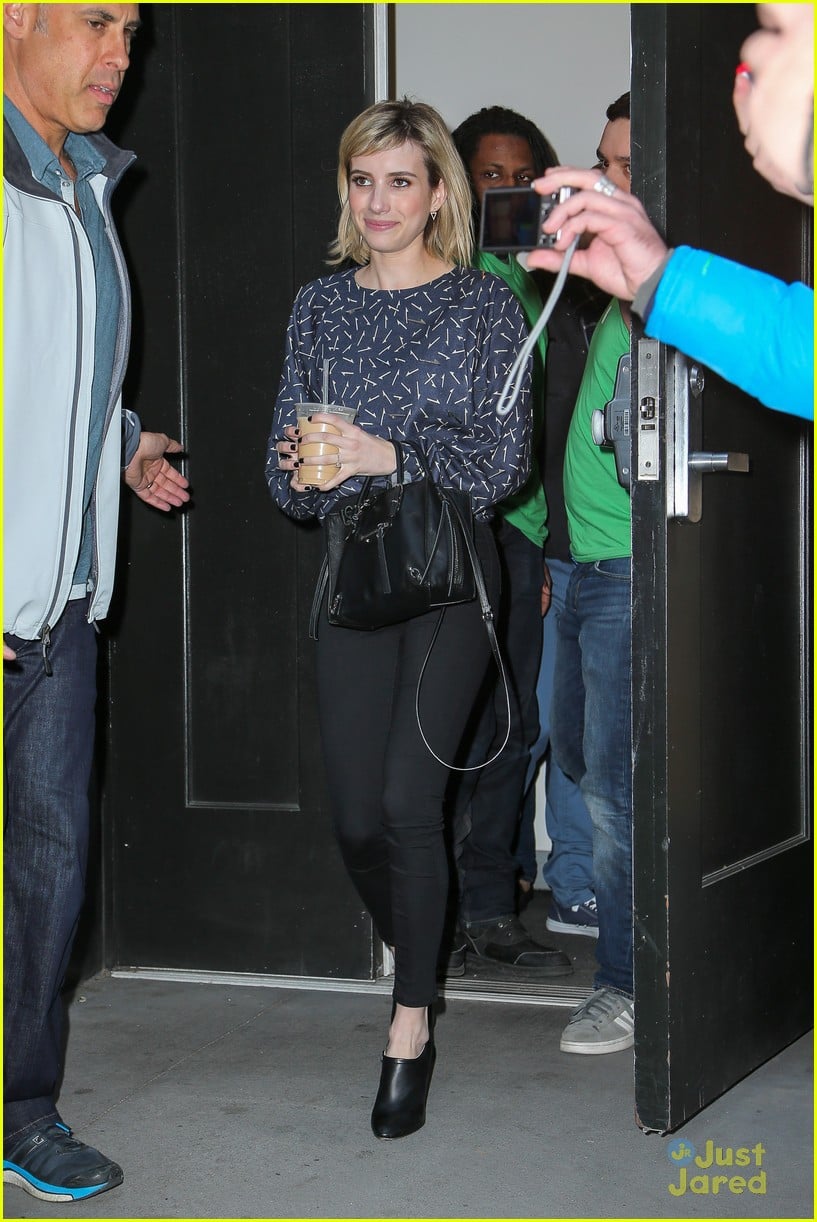 Nat Wolff Makes Emma Roberts Laugh Lots at The Apple Store | Photo ...