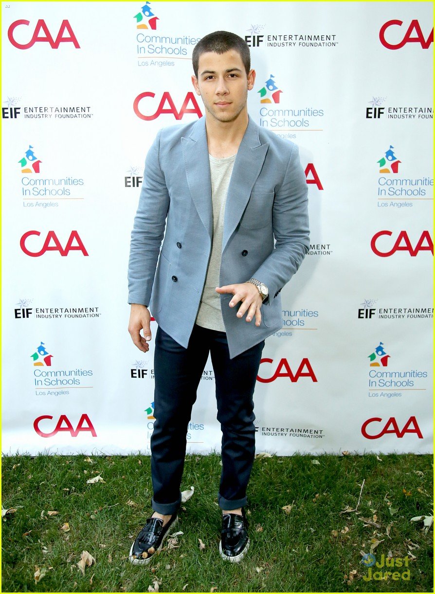 Nick Jonas Wears a Baby Blue Blazer Better Than Anyone Else Ever ...