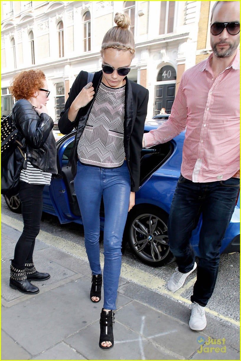 Cara Delevingne Flaunts Fun Braid at Kate Moss for TopShop Event ...