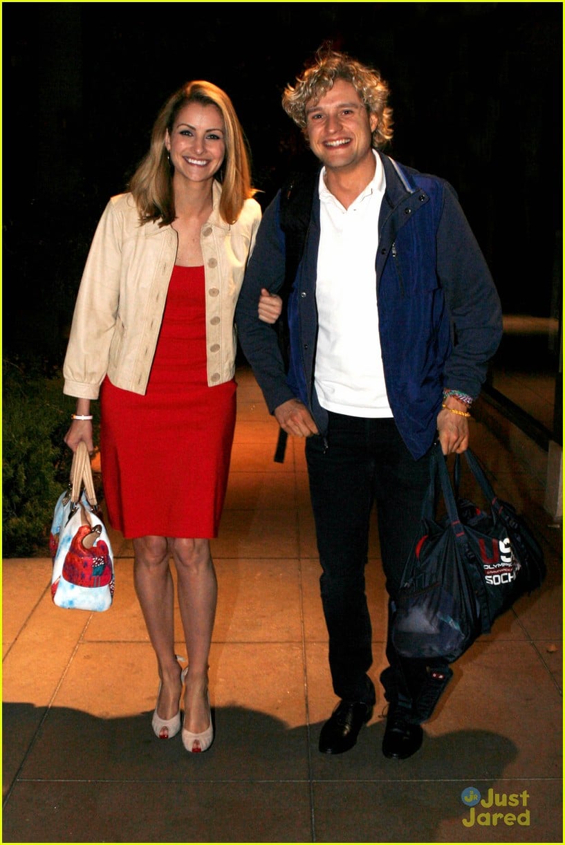 Charlie White & Tanith Belbin Meet Up at Mixology After Perfect ...