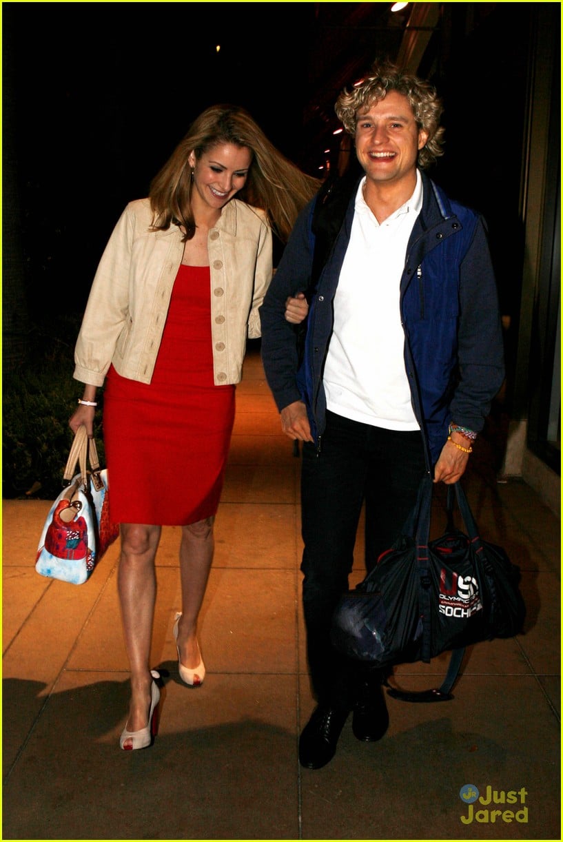 Charlie White & Tanith Belbin Meet Up at Mixology After Perfect ...