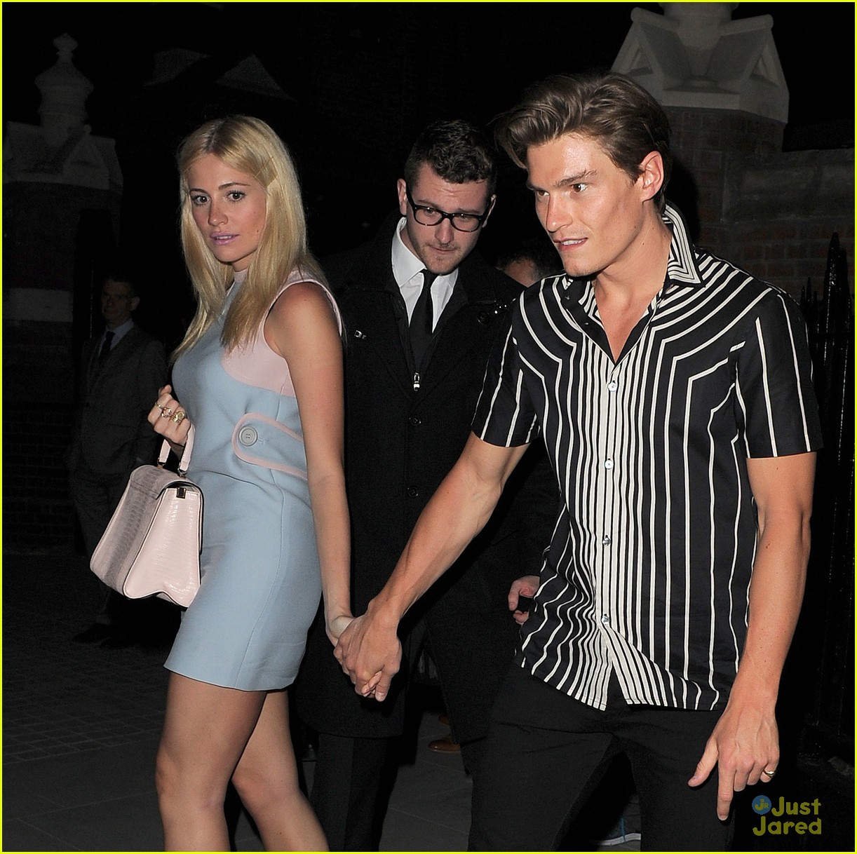 Full Sized Photo of pixie lott oliver cheshire prada after party 01 ...