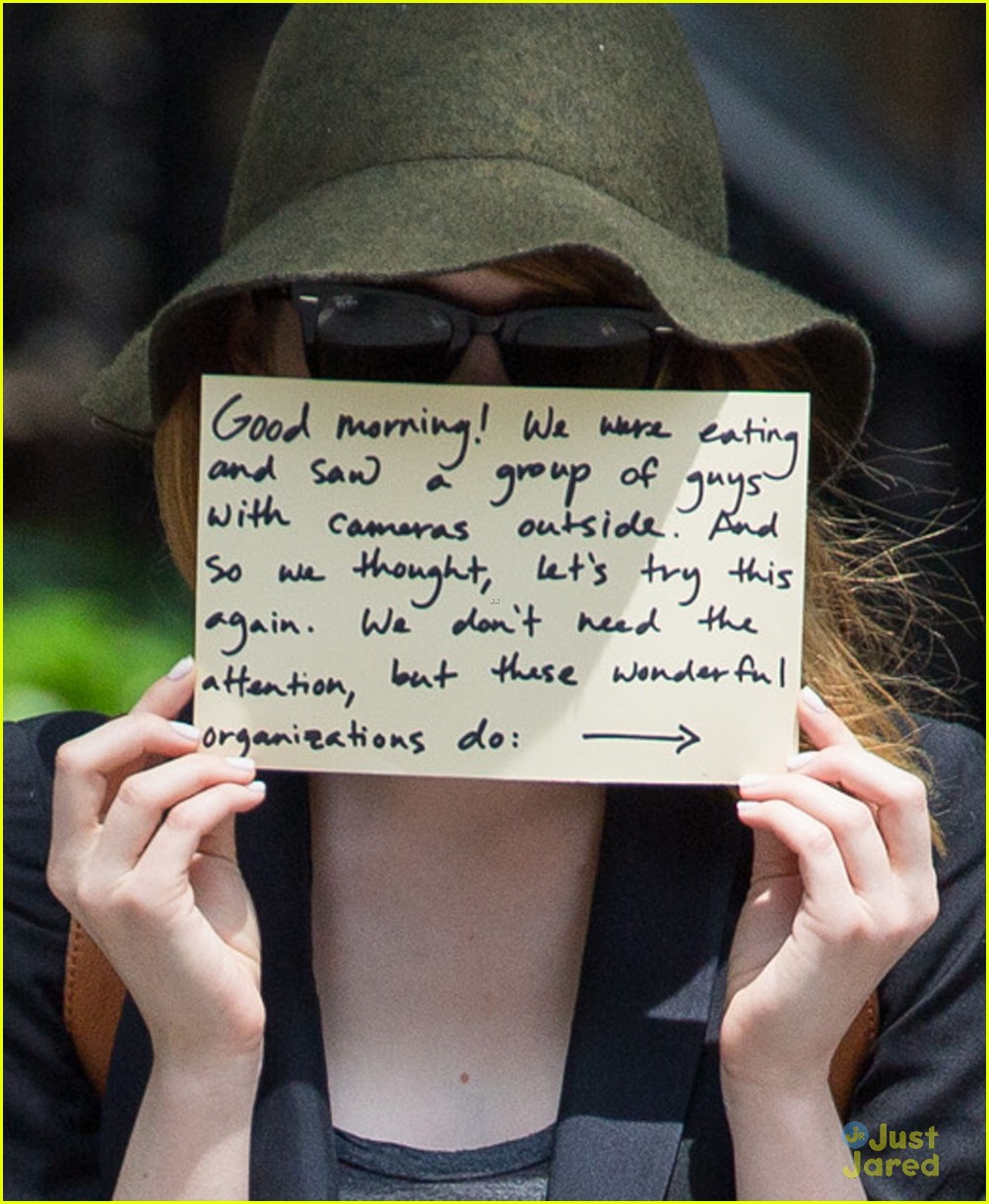 Emma Stone & Andrew Garfield Use the Paparazzi to Promote Some Good ...