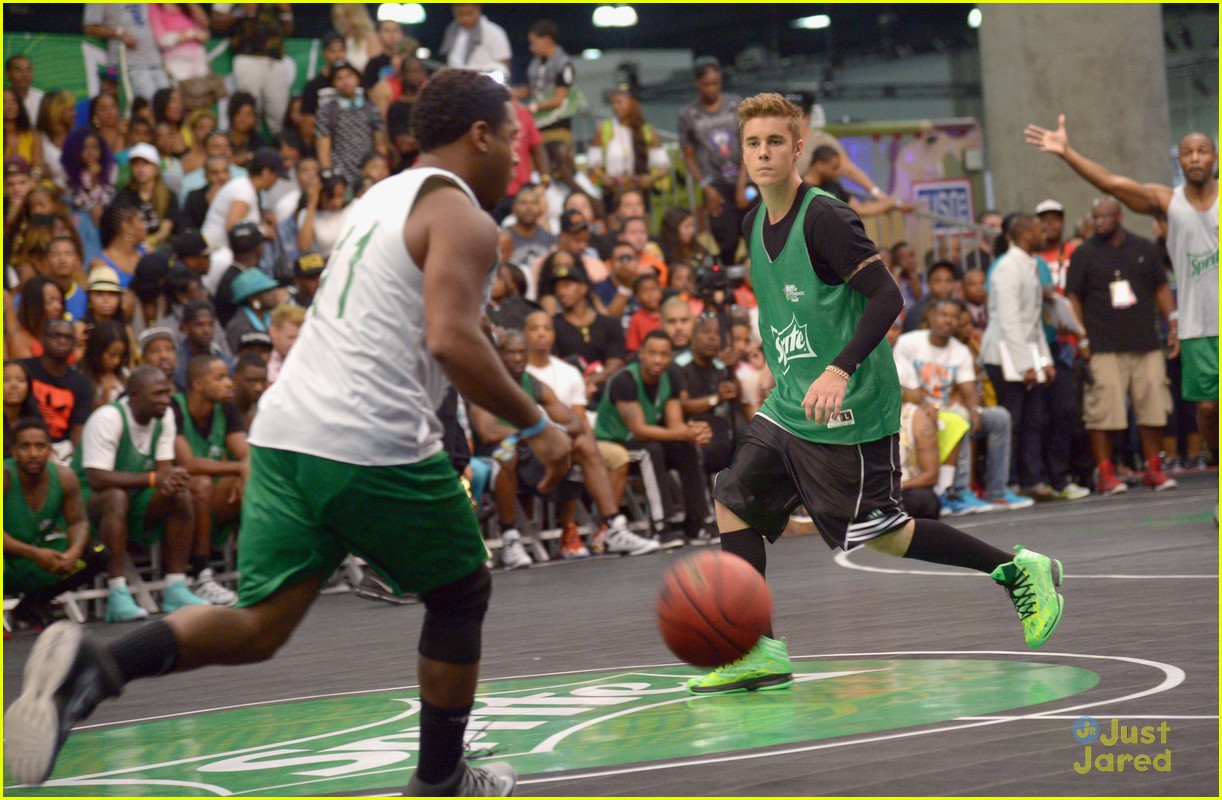 Justin Bieber Reverse Yams It at Sprite's Celeb Basketball Game ...