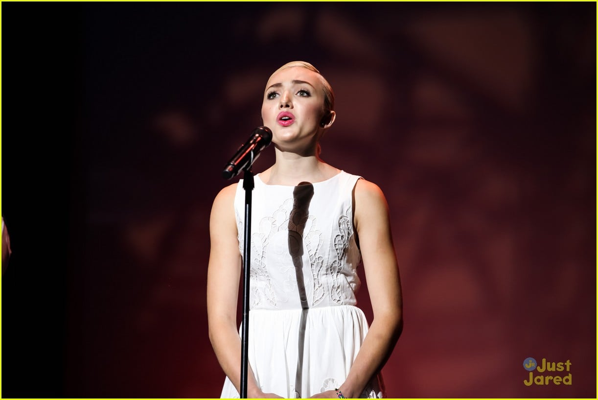Peyton List Performs with Kevin Chamberlin at Jerry Herman Awards 2014 ...