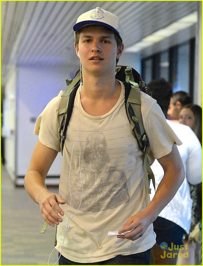 Ansel Elgort Flies Out of NYC, While 'TFIOS' Bench is Reinstalled in ...
