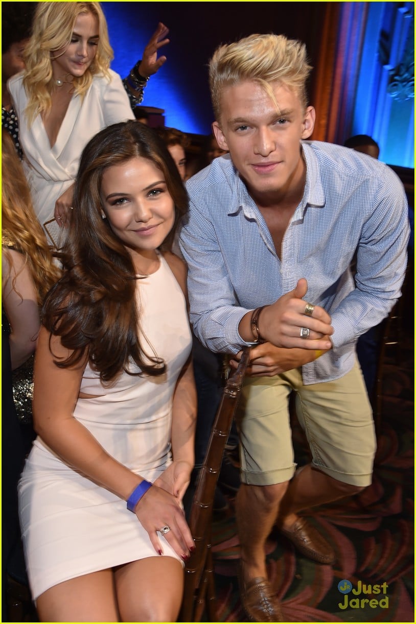 So Cute! 'Prom' Stars Cameron Monaghan & Danielle Campbell Reunite at ...