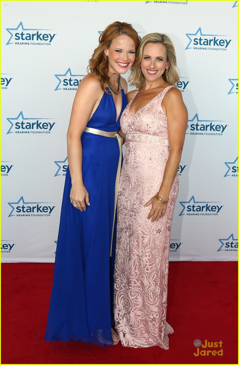 Full Sized Photo of katie leclerc jessica sanchez starkey hearing gala ...