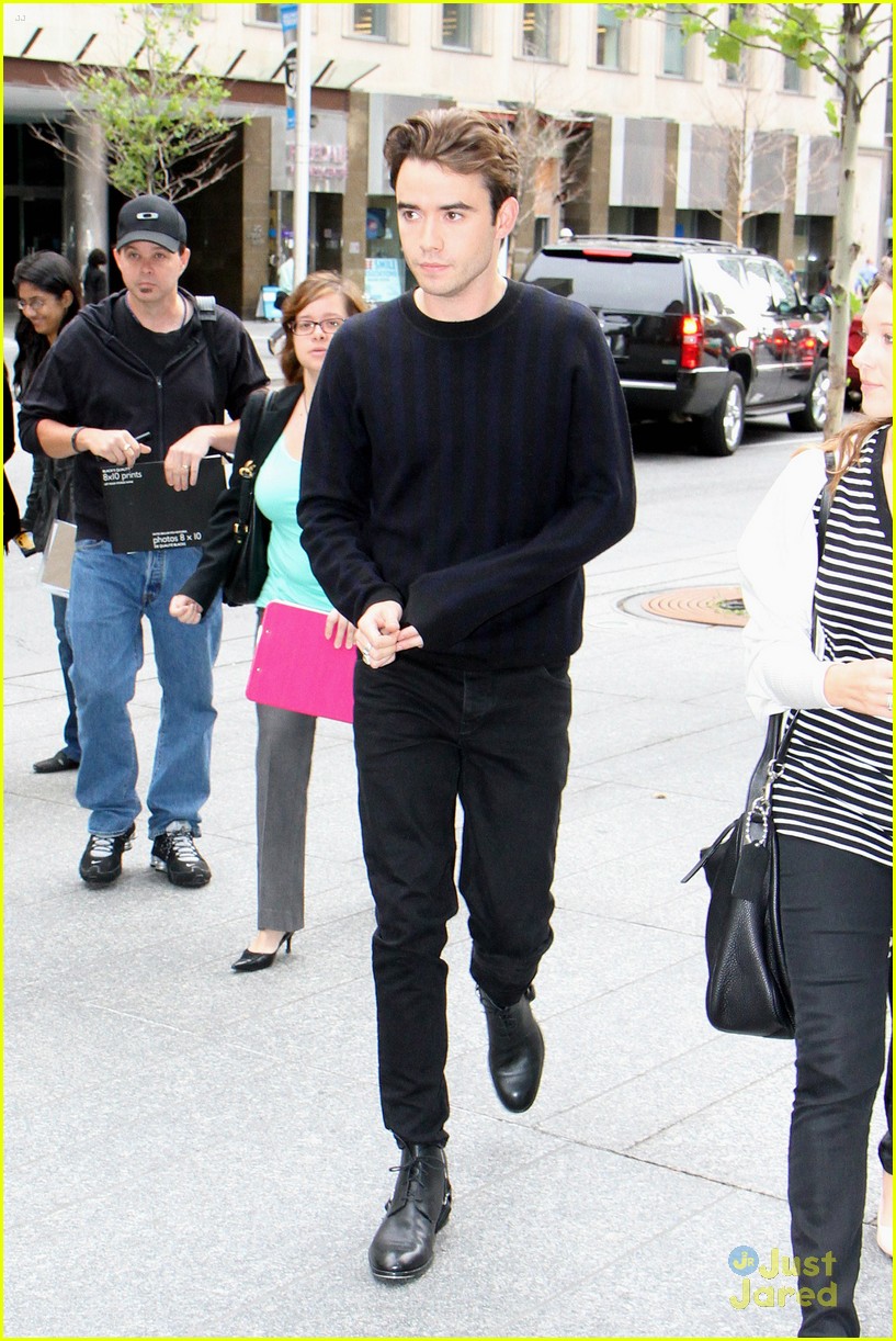 Jamie Blackley Premieres New Movie 'If I Stay' in Toronto with Author ...