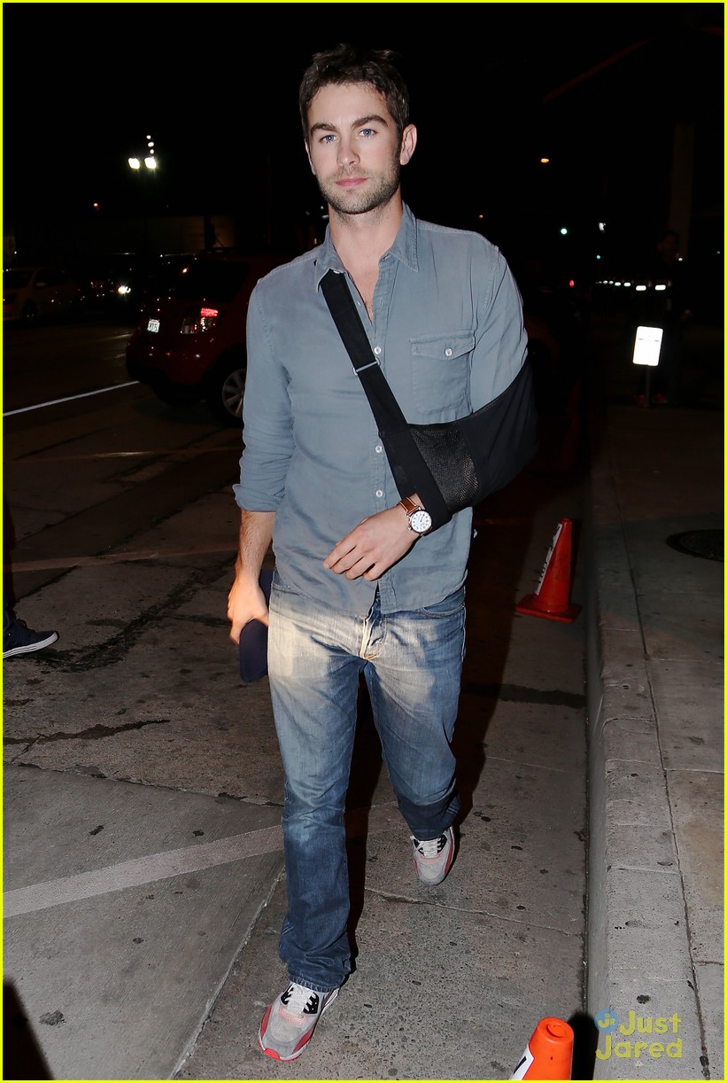Chace Crawford Sports a Sling on His Arm - But Still Looks Really Hot ...