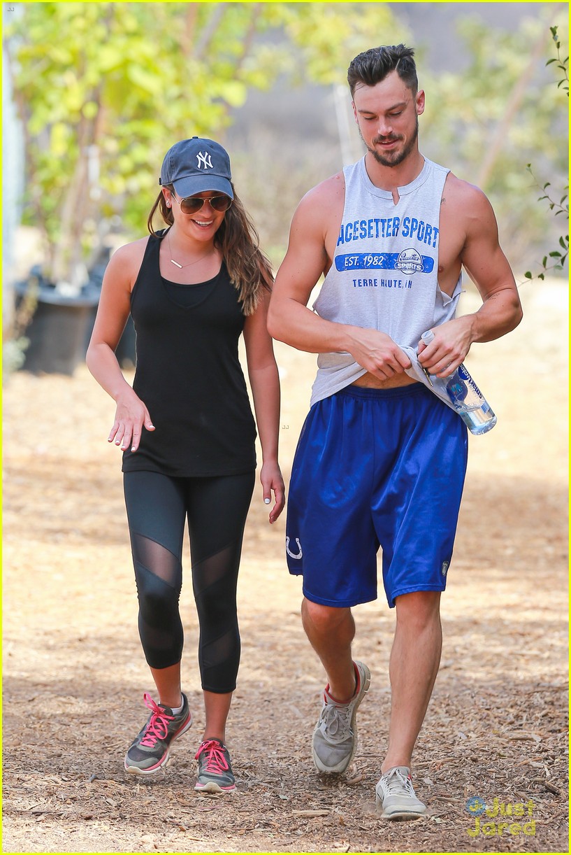 Full Sized Photo of lea michele matthew paetz shirtless hike 17 | Lea ...