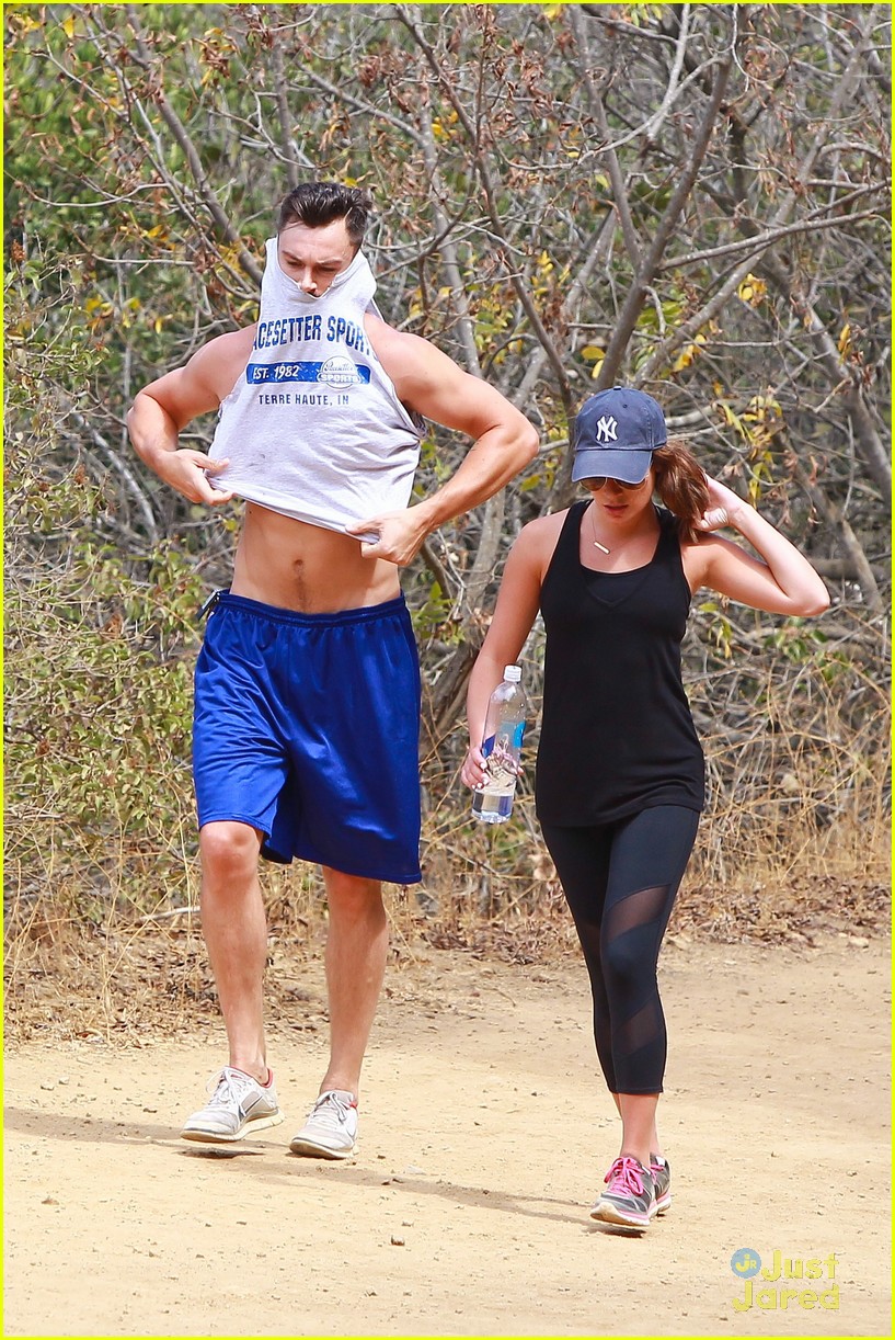 Lea Michele Hikes with Shirtless Boyfriend Matthew Paetz! | Photo ...