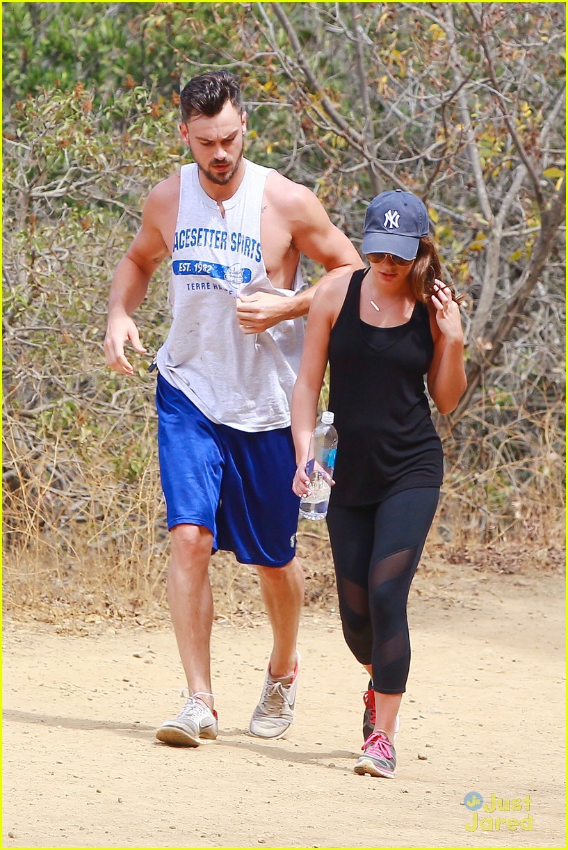 Full Sized Photo of lea michele matthew paetz shirtless hike 27 | Lea ...