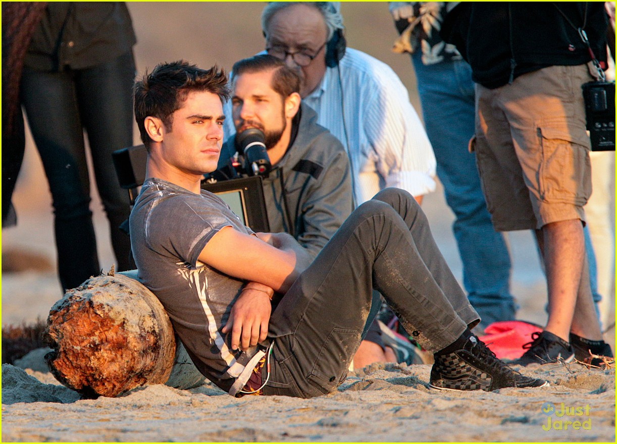 Zac Efron & Director Max Joseph Hang Out Shirtless on the Beach for 'We ...