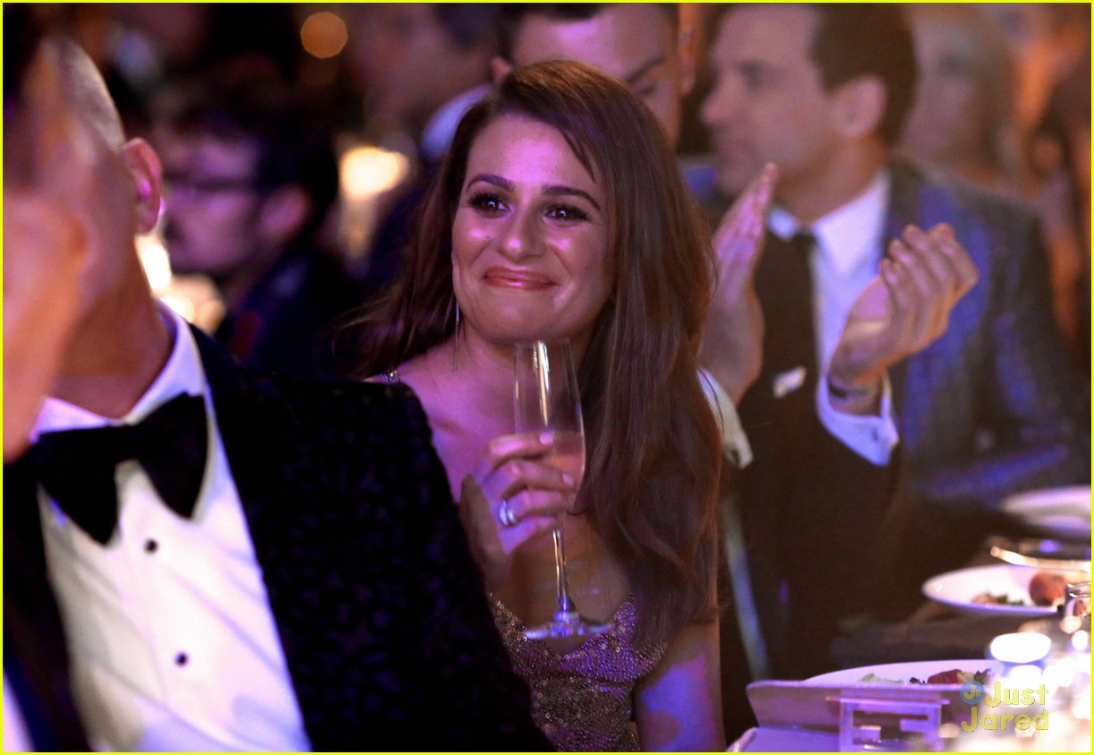 Lea Michele Makes Her First Red Carpet Appearance with Matthew Paetz ...