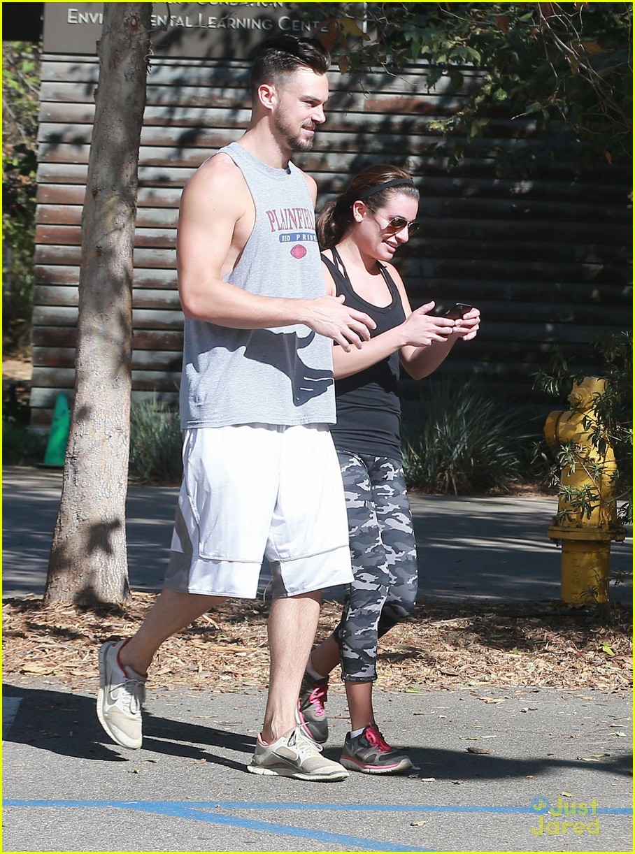 Lea Michele & Matthew Paetz Are Filled with 'Glee' on Hike | Photo ...