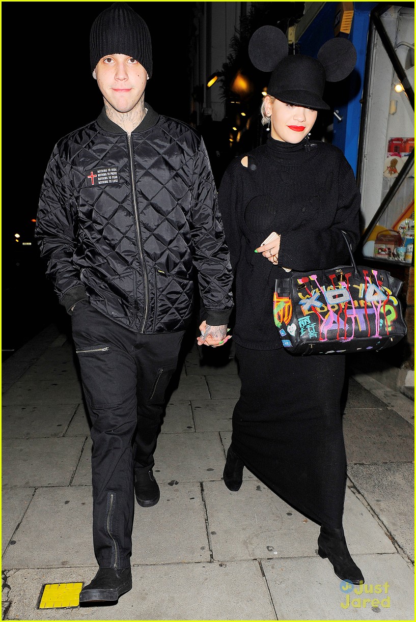 Rita Ora Shows Her Mickey Mouse Spirit During Date With Ricky Hilfiger ...