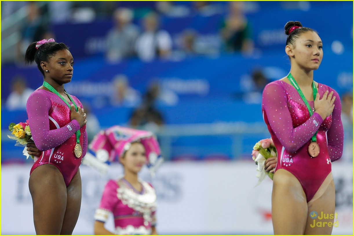 Fierce Five Olympian Kyla Ross And Simone Biles Dominate Artistic