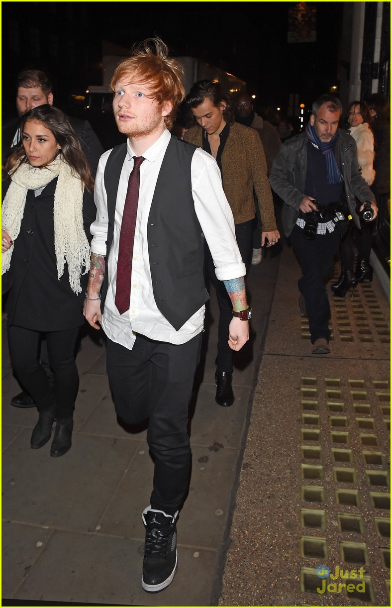 One Direction & Ed Sheeran Meet Prince William At Royal Variety ...