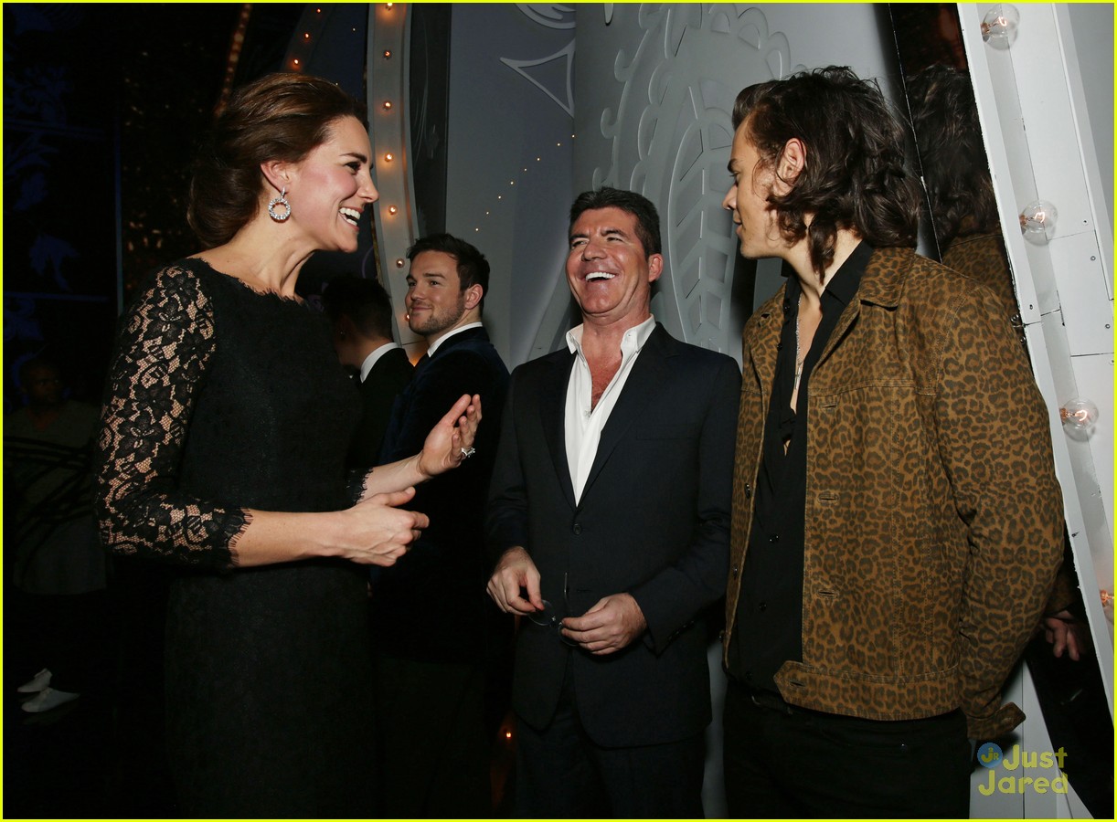 One Direction & Ed Sheeran Meet Prince William At Royal Variety ...