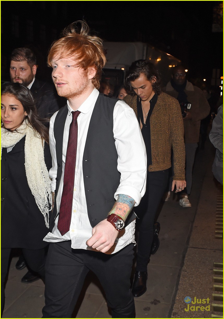 One Direction & Ed Sheeran Meet Prince William At Royal Variety ...