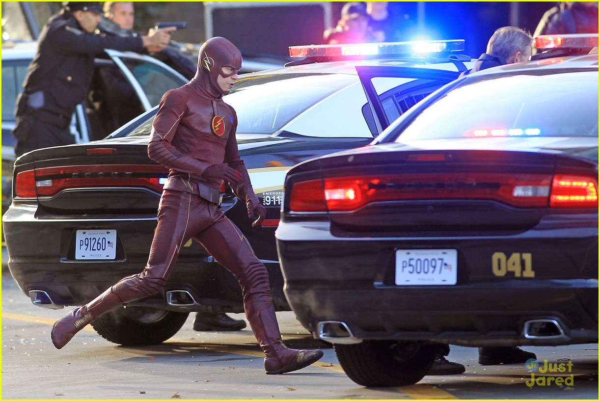 Full Sized Photo of grant gustin flash police scaring colton 20 | Grant ...