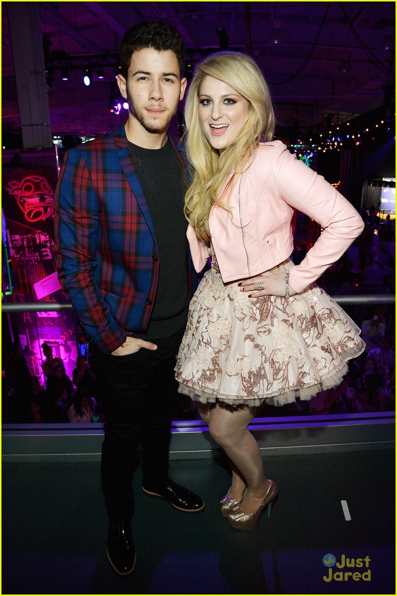 Nick Jonas & Meghan Trainor Get Ready For Nickelodeon HALO Awards 2014 ... Nick Jonas & Meghan Trainor Get Ready For Nickelodeon HALO Awards 2014 ...