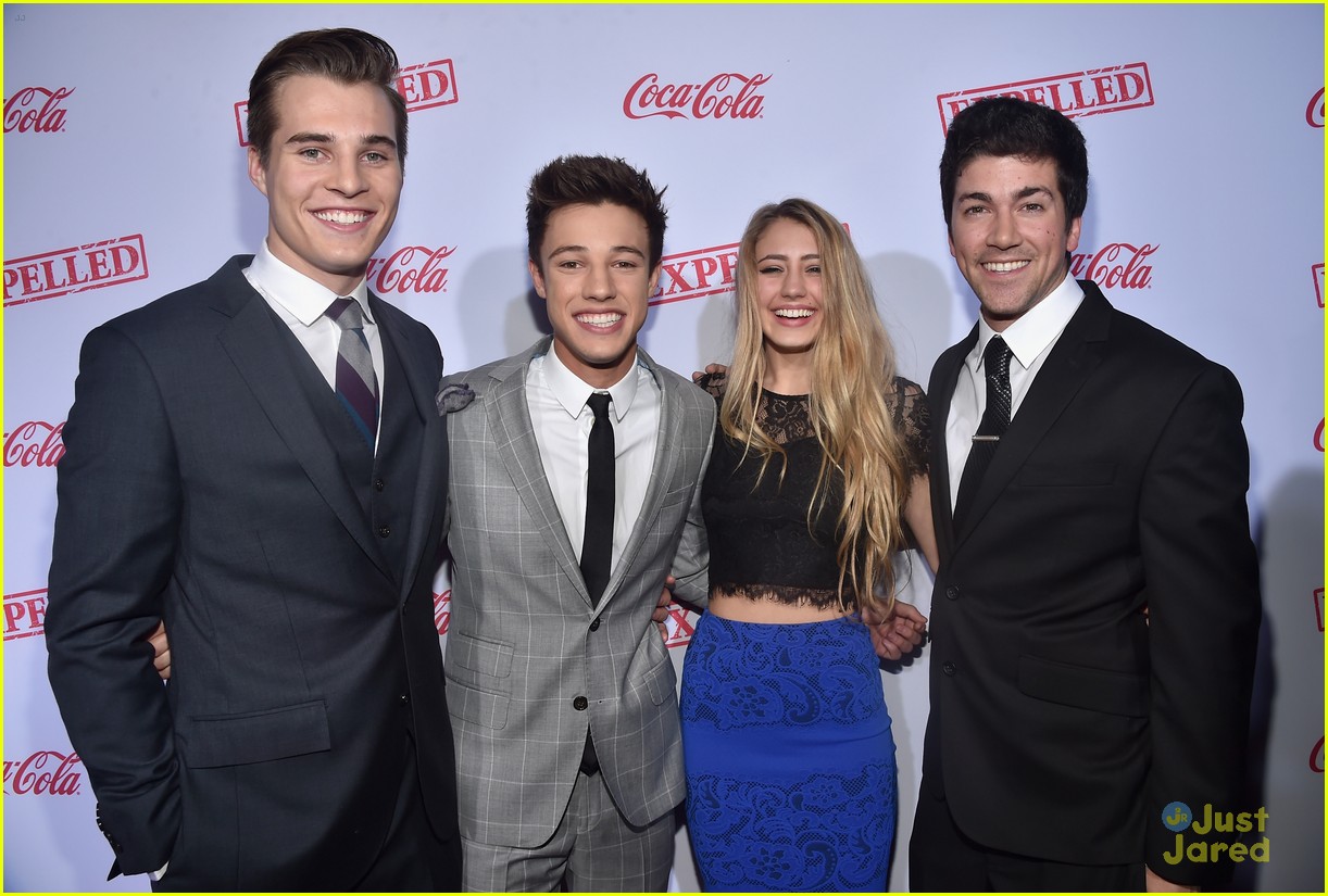 Kelli Berglund & Alli Simpson Support Cameron Dallas At 'Expelled ...