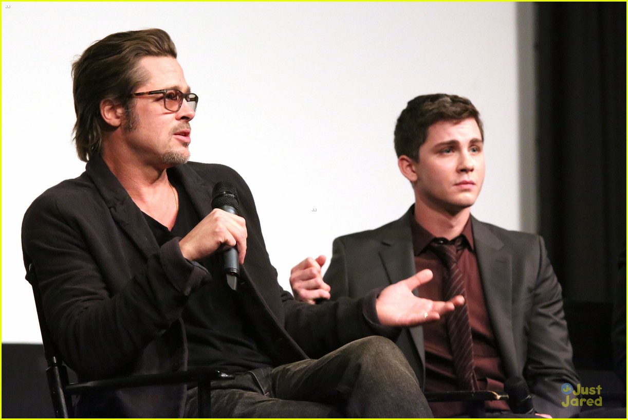 Logan Lerman Had His Ear Licked by Jon Bernthal! | Photo 750382 - Photo ...
