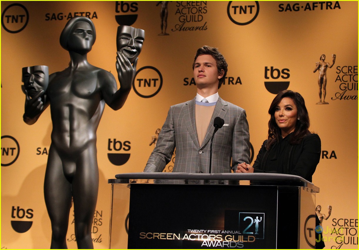 Ansel Elgort Looks So Dapper For SAG Awards Nominations Announcement ...