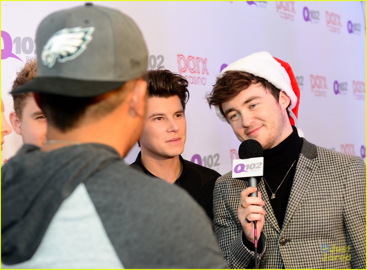 Rixton Hit Up Q102's Jingle Ball After Lewis Morgan Hangs With Ella ...