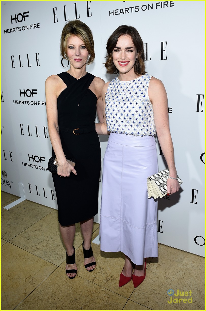 Elizabeth Henstridge & Aja Naomi King Dress To Impress at Elle's Women ...