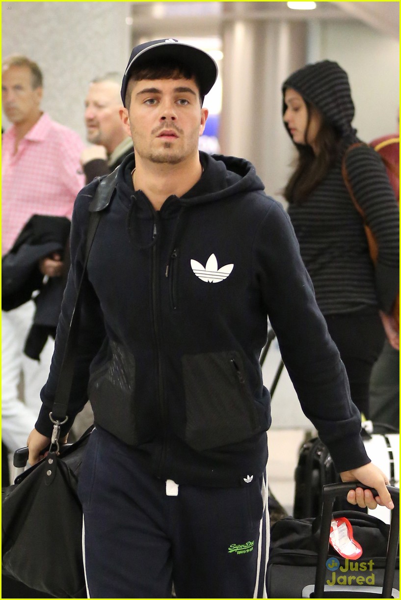 The Wanted's Max George Hides New Hair After Arriving Back In LA ...