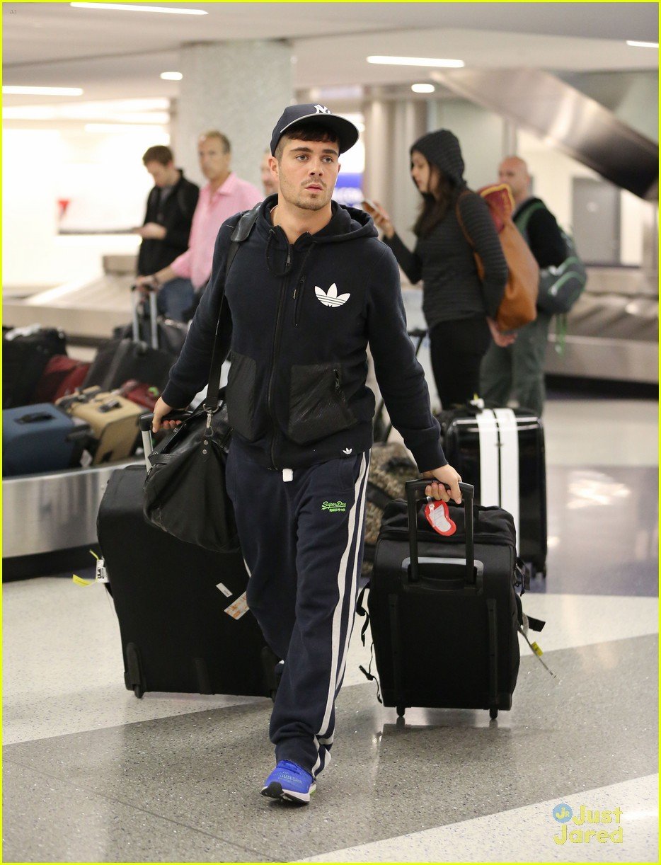 The Wanted's Max George Hides New Hair After Arriving Back In LA ...
