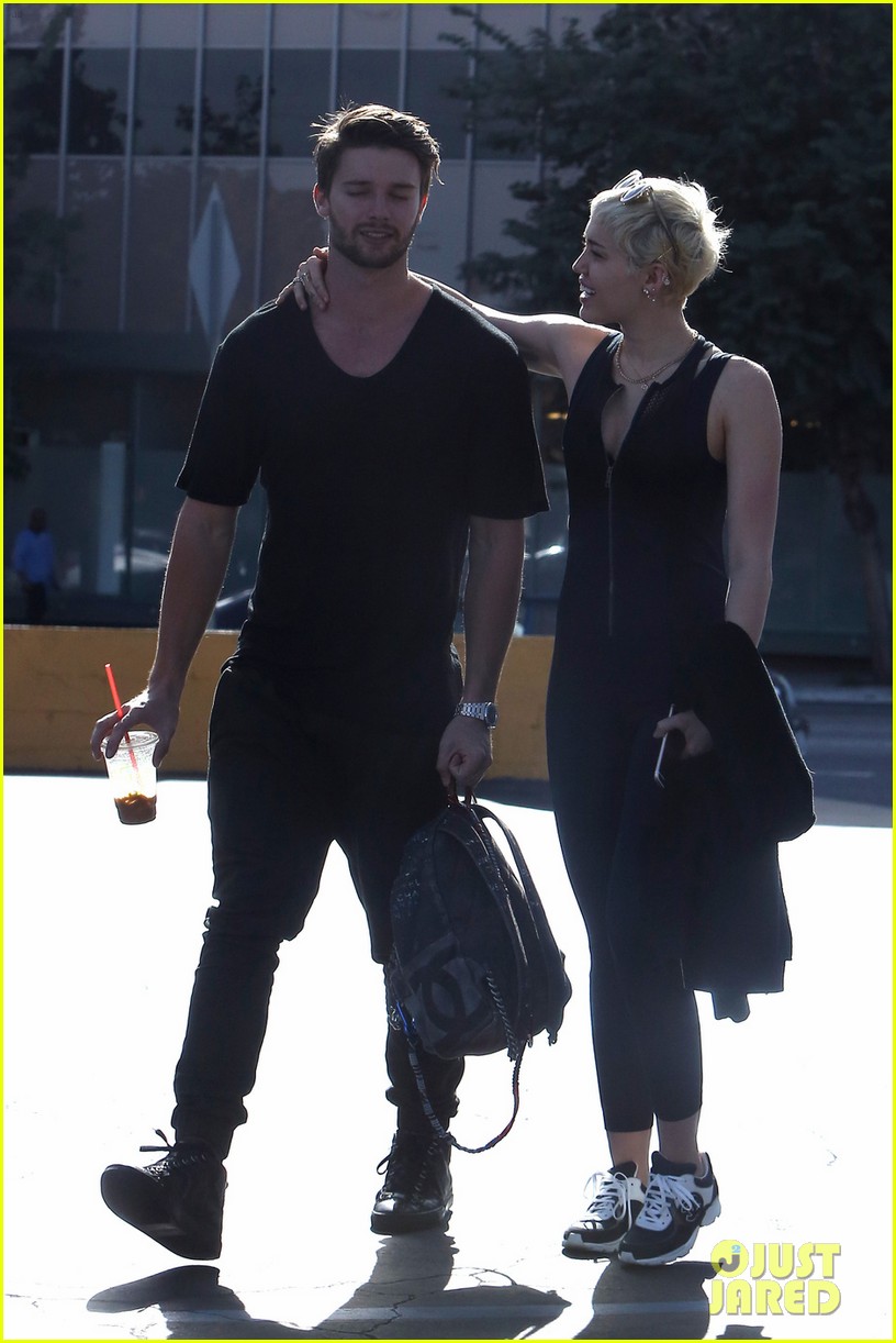 Miley Cyrus Gets Cute with Patrick Schwarzenegger After Lunch | Photo ...