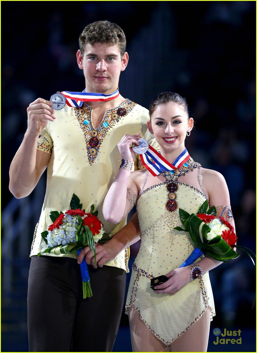 Pairs Champion Skaters Alexa Scimeca & Chris Knierim Defy Gravity ...