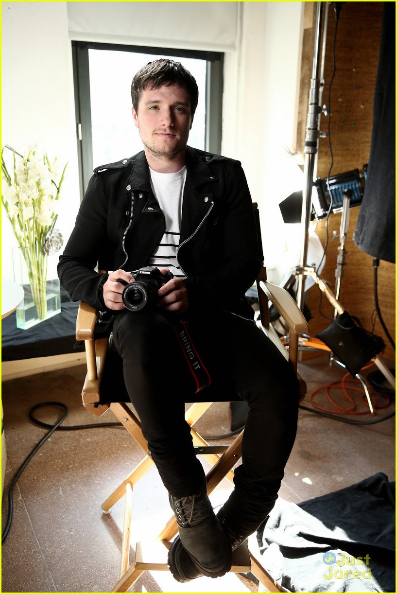 Josh Hutcherson Films Canon's Project Imagination: The Trailer in NYC ...