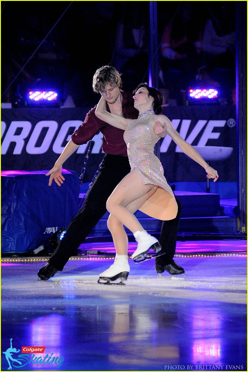 Meryl Davis & Charlie White Perform at Progressive Skating & Gymnastics ...